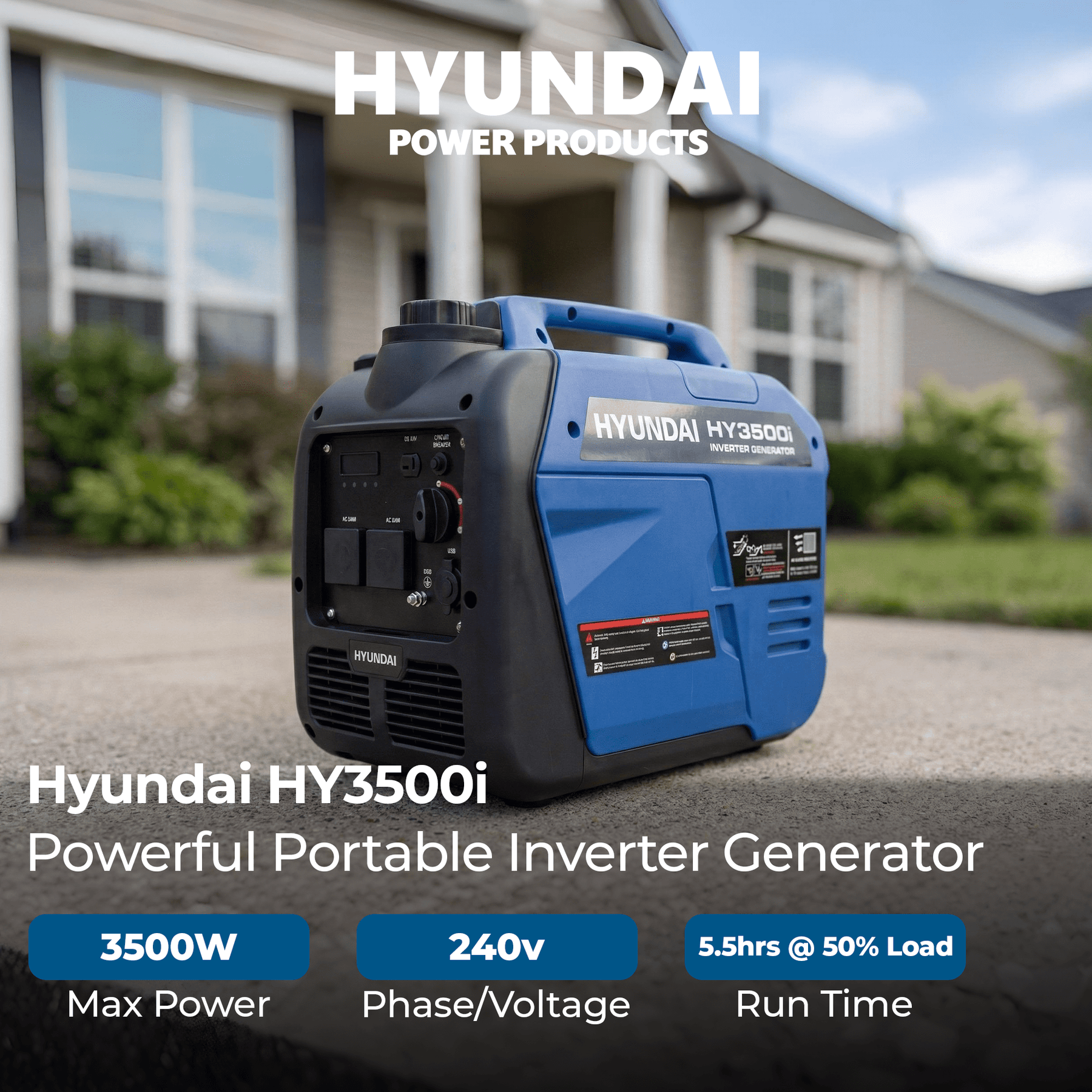 Hyundai HY3500i Inverter Generator Is a Game-Changer — Hyundai Power ...