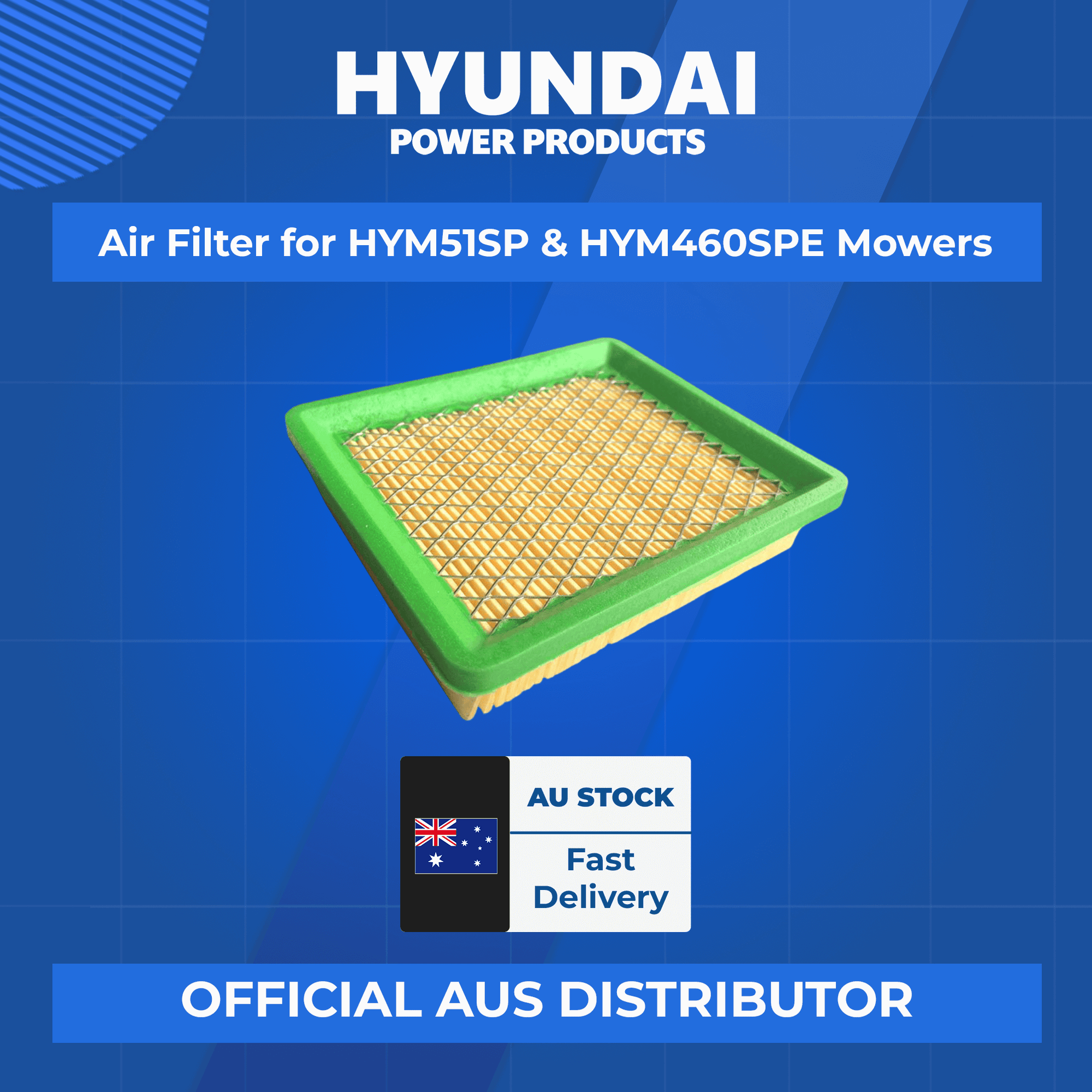 Hyundai Air Filter for HYM51SP & HYM460SPE Mowers – Genuine Replacemen ...